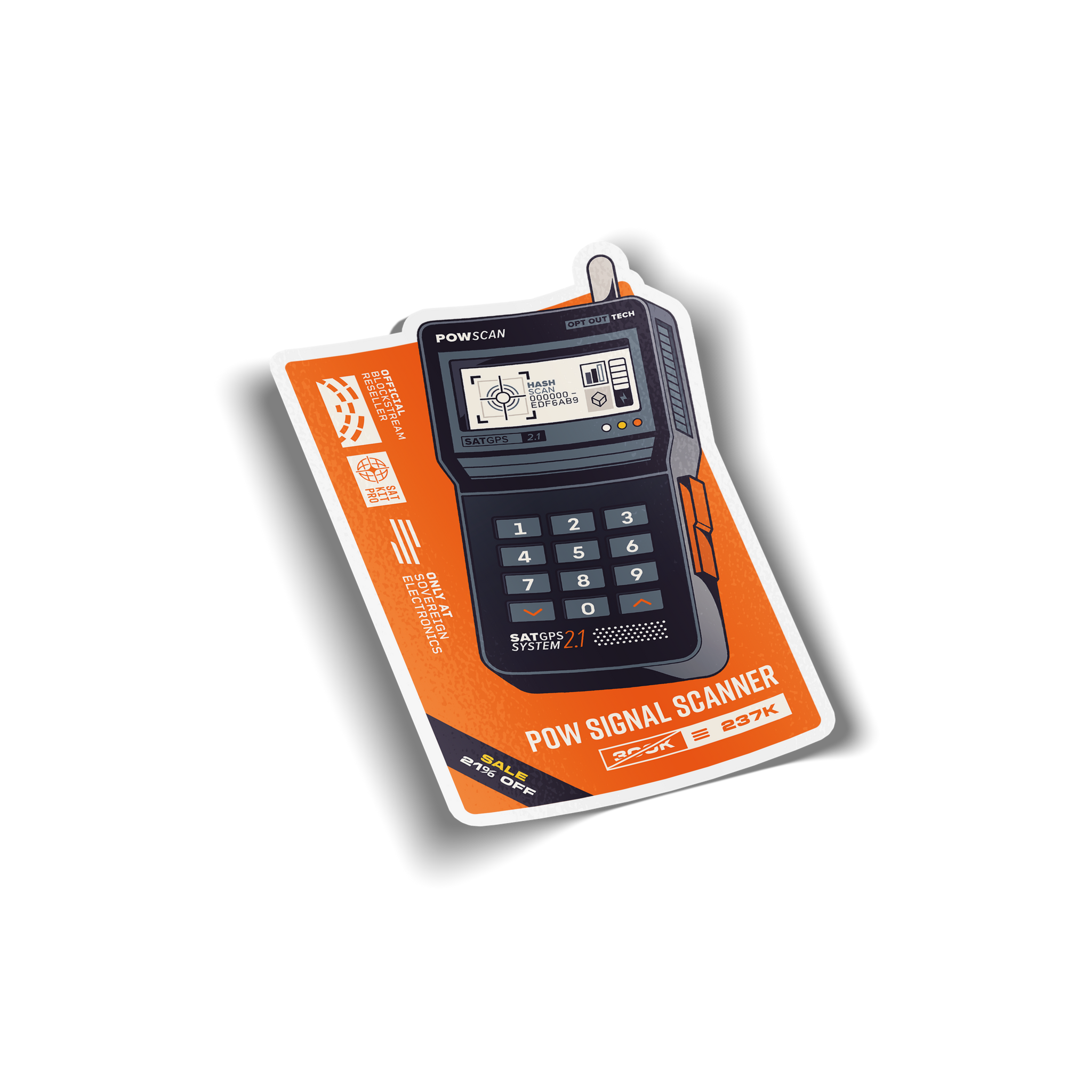 Sovereign Electronics Sticker Bundle – Blockstream